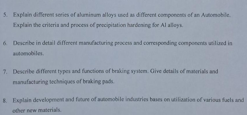 5. Explain different series of aluminum | StudyX