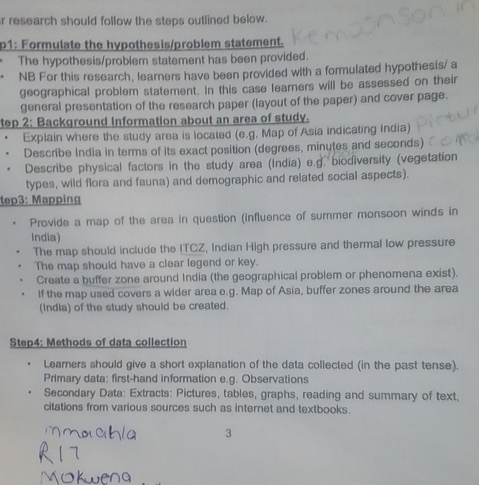 Research should follow the steps outlined | StudyX