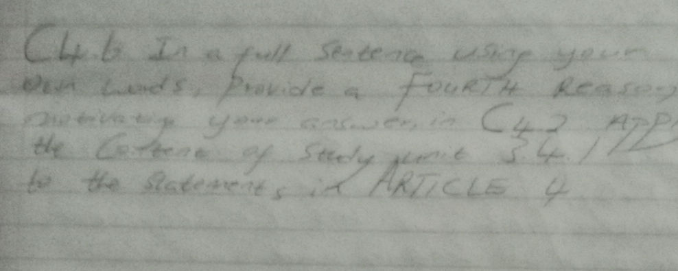 C4.6 In a full sentence using your own | StudyX