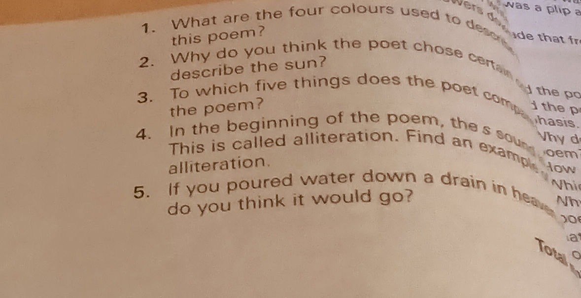 1. What are the four colours used to | StudyX