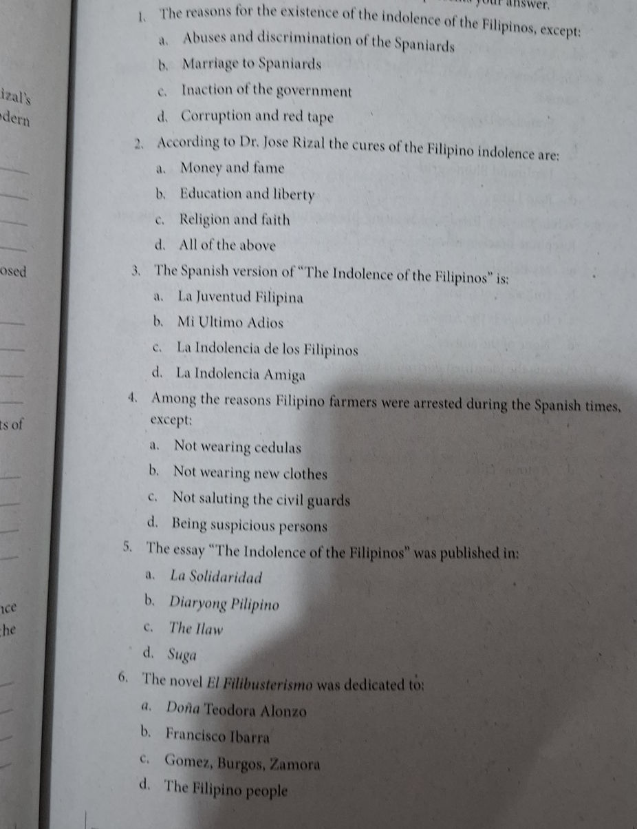 1. The reasons for the existence of the | StudyX