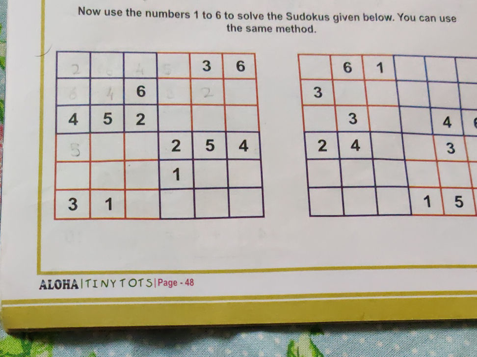 Now use the numbers 1 to 6 to solve the | StudyX