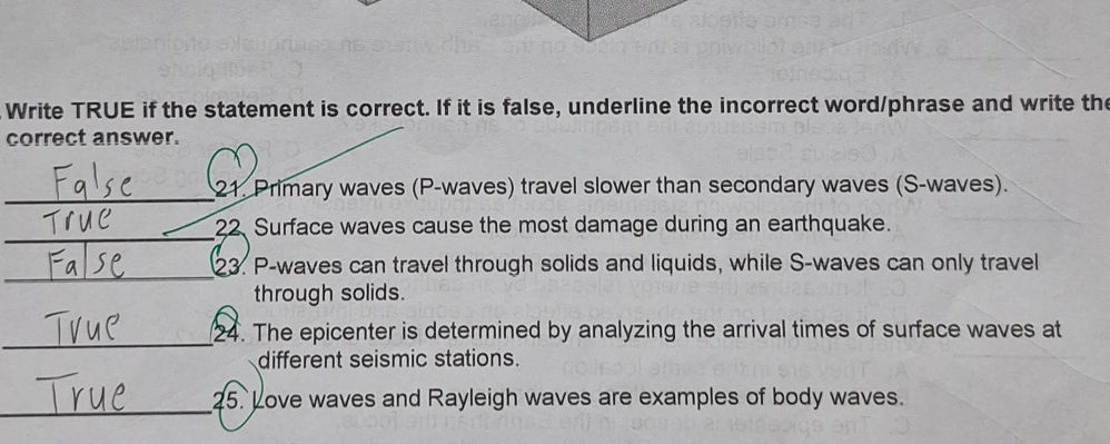 Write TRUE if the statement is correct. If | StudyX