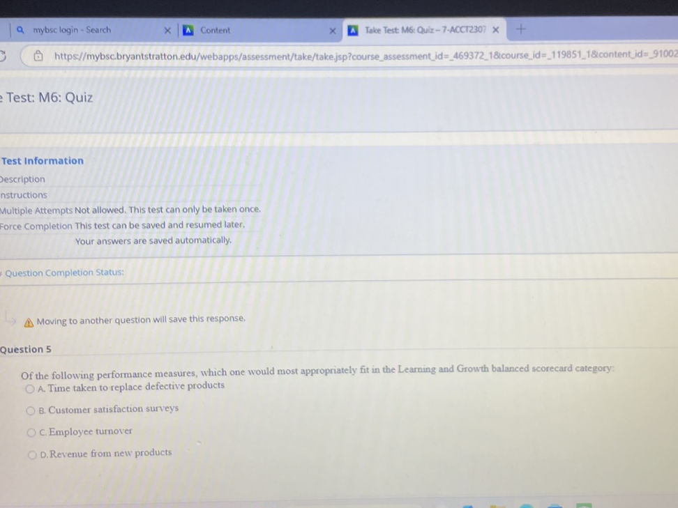 Of the following performance measures, which | StudyX