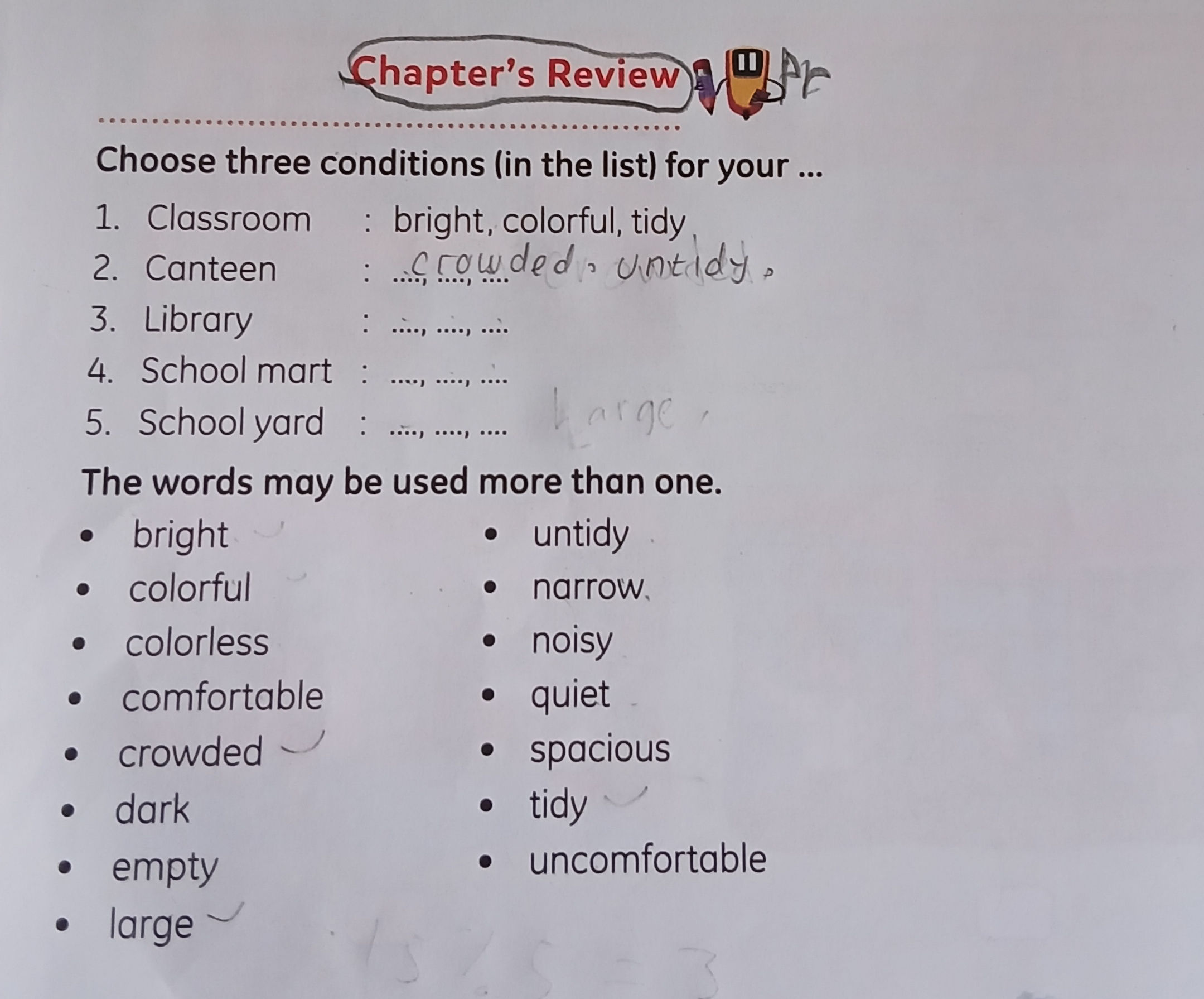 Choose three conditions (in the list) for | StudyX