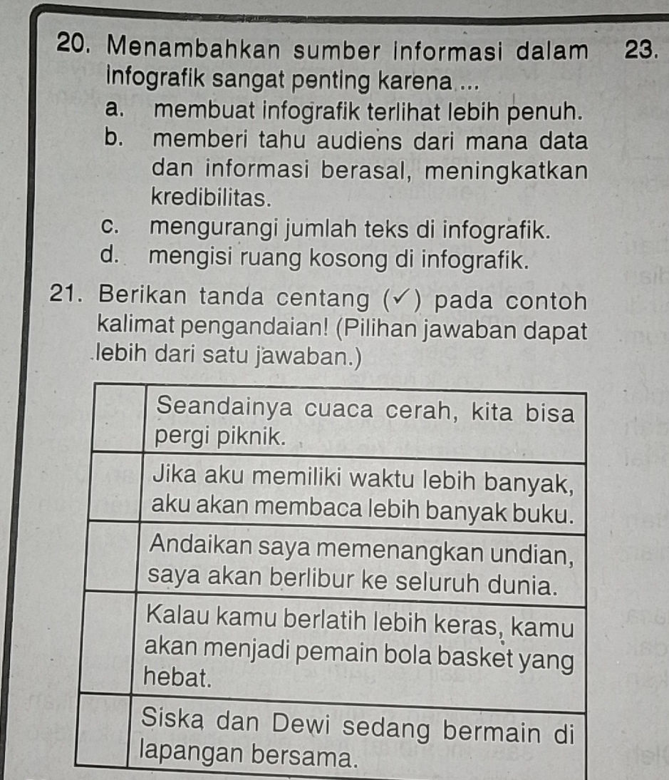 20. Menambahkan sumber informasi dalam | StudyX