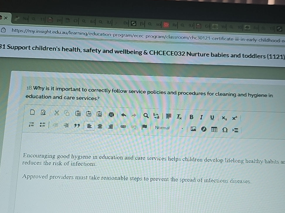 18. Why is it important to correctly follow | StudyX