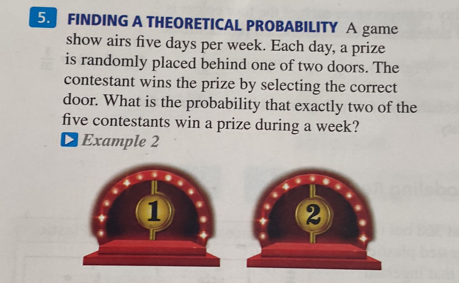 5. FINDING A THEORETICAL PROBABILITY A game | StudyX