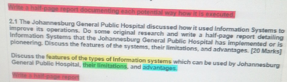 2.1 The Johannesburg General Public Hospital