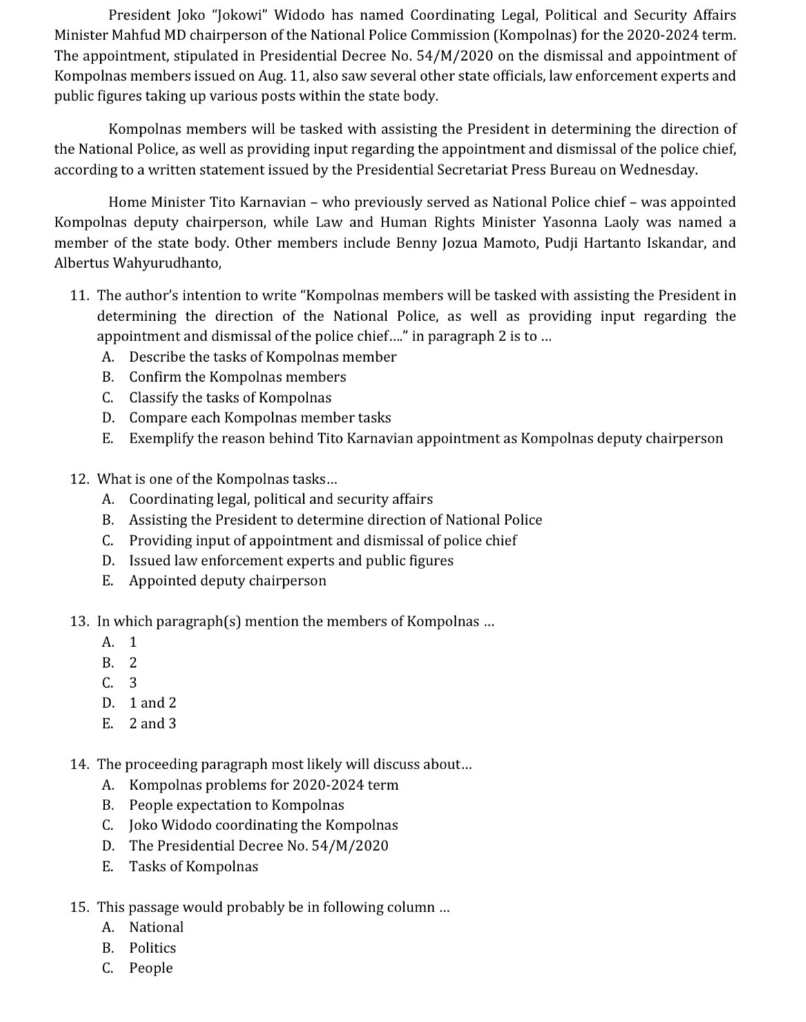 11. The author's intention to write | StudyX