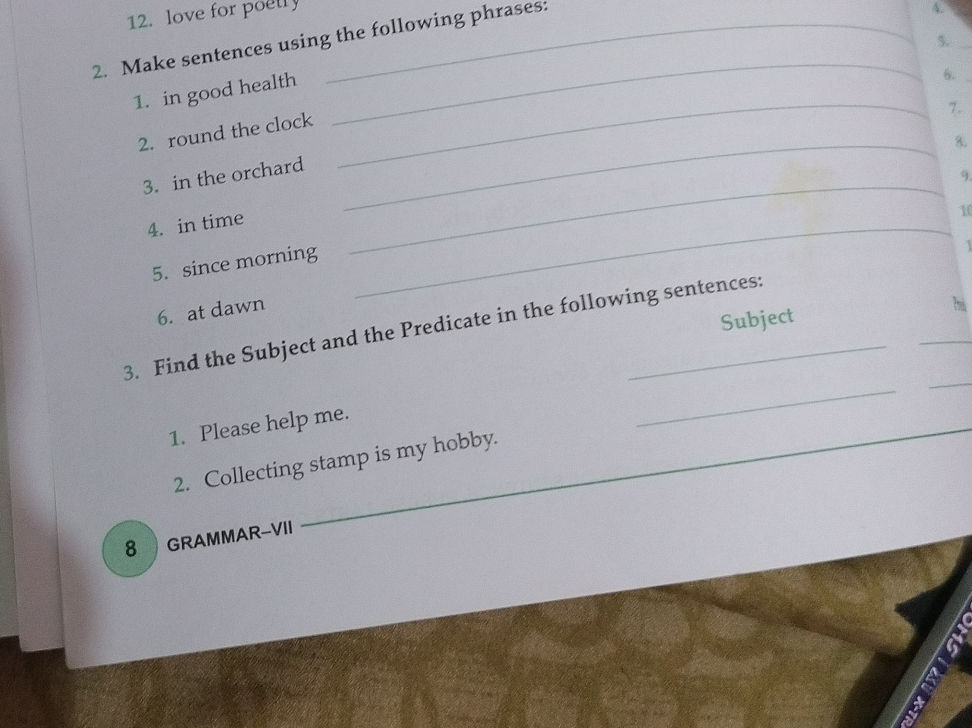 2. Make sentences using the following | StudyX