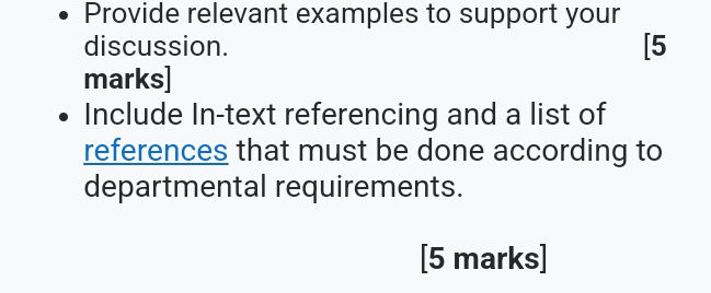 Provide relevant examples to support your | StudyX