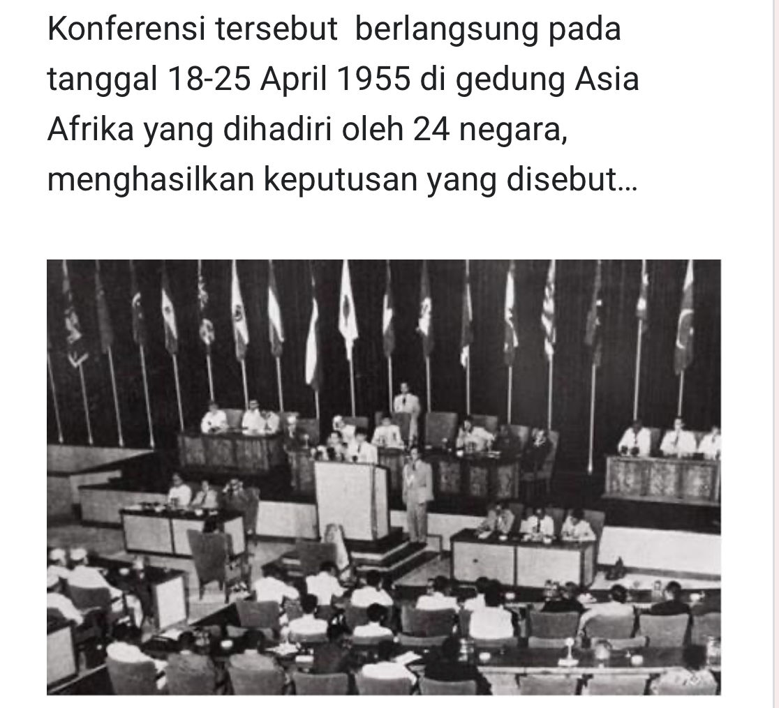 Konferensi tersebut berlangsung pada tanggal | StudyX