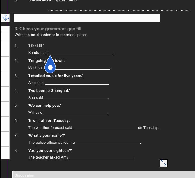 3. Check your grammar: gap fill Write the | StudyX