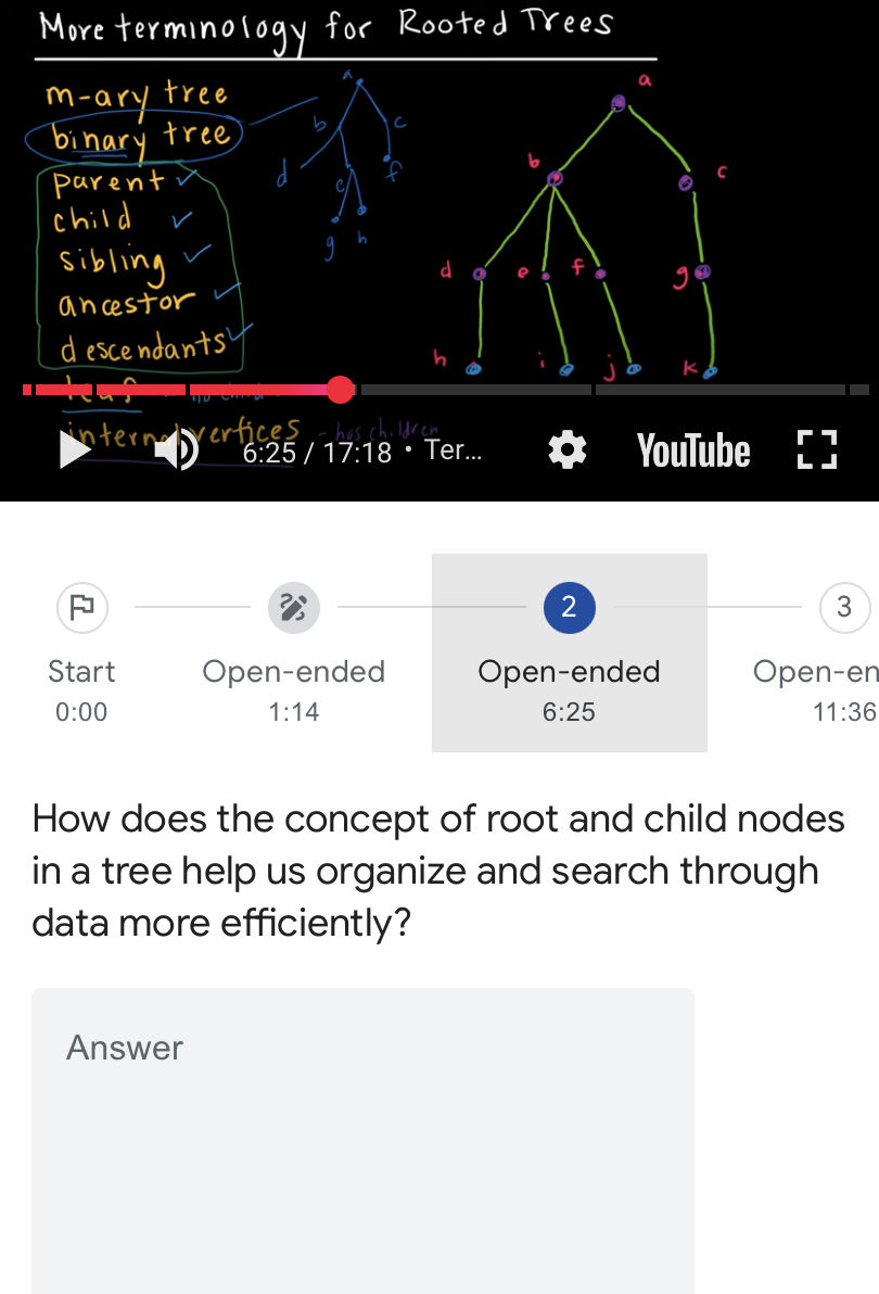 How does the concept of root and child nodes | StudyX