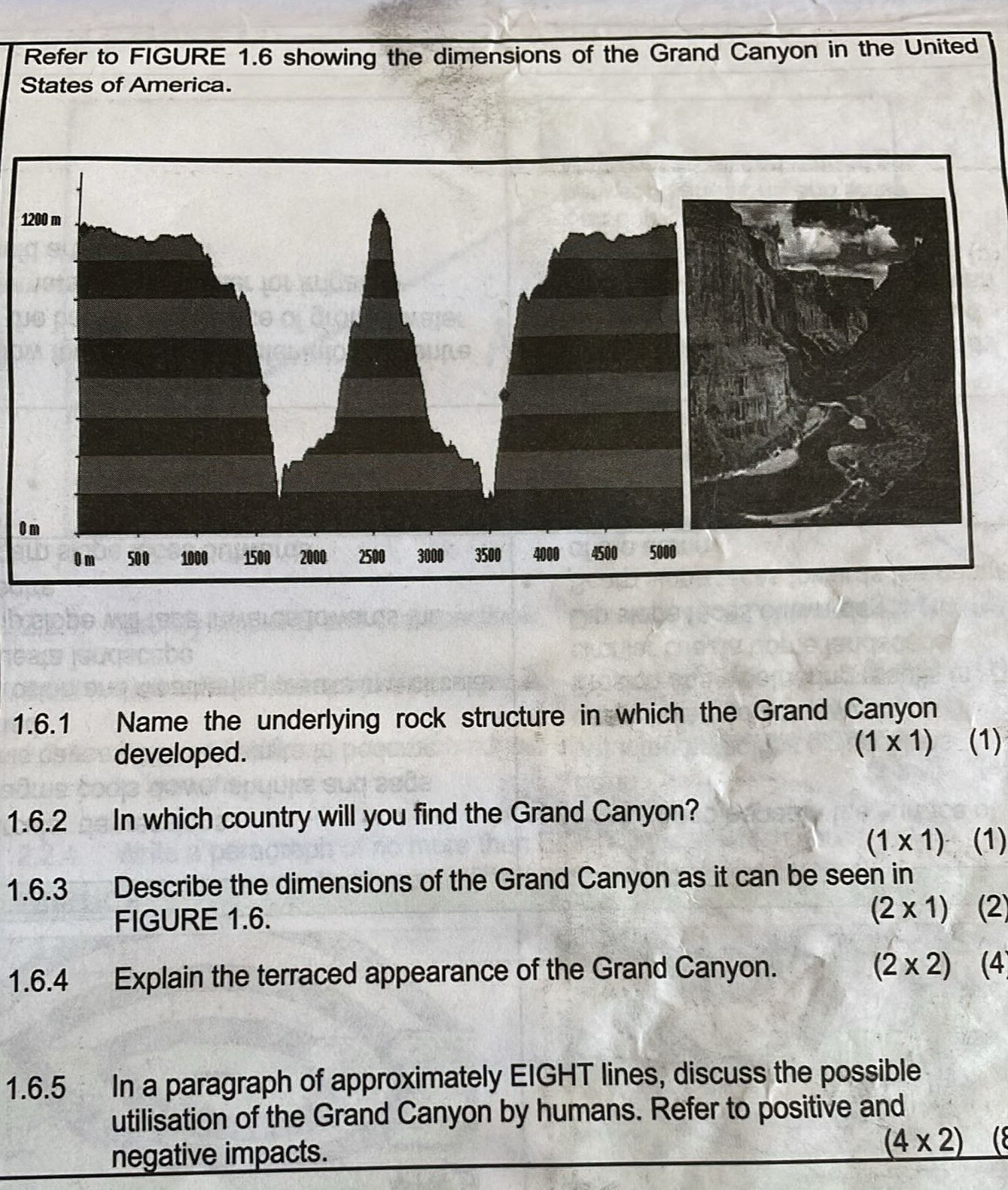 Refer to FIGURE 1.6 showing the dimensions | StudyX