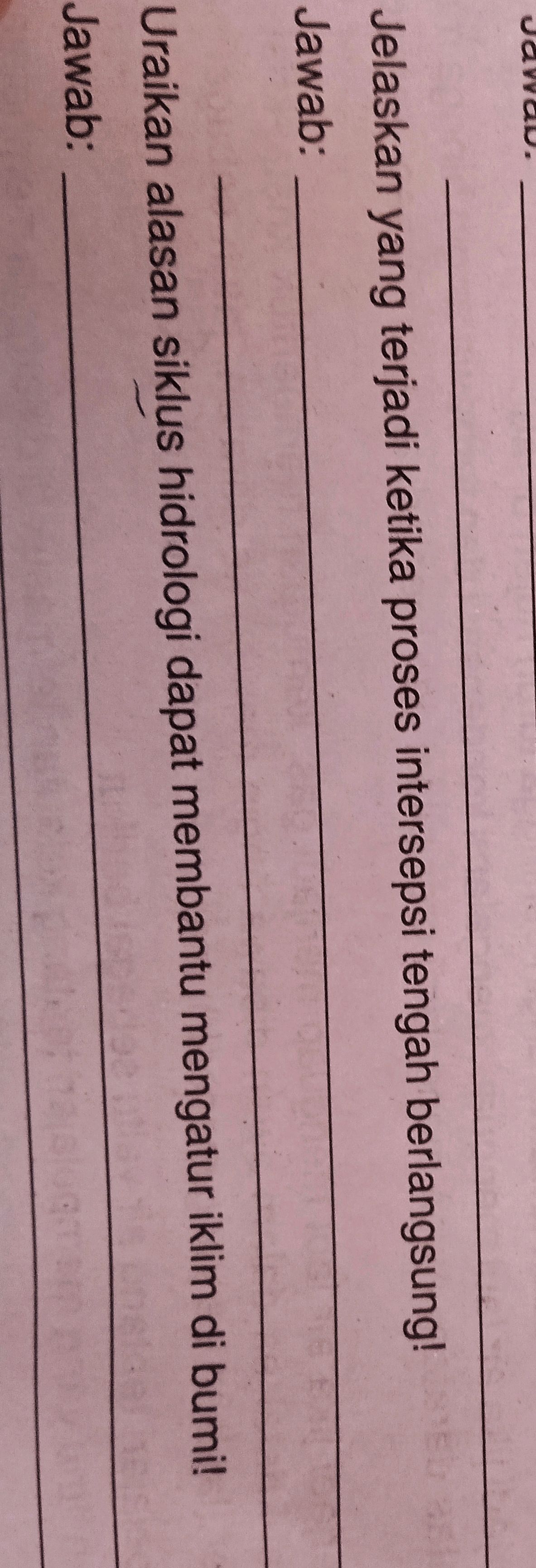 Jelaskan yang terjadi ketika proses | StudyX