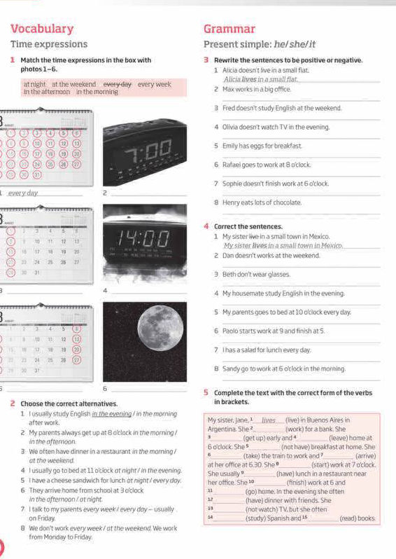 1 Match the time expressions in the box with | StudyX