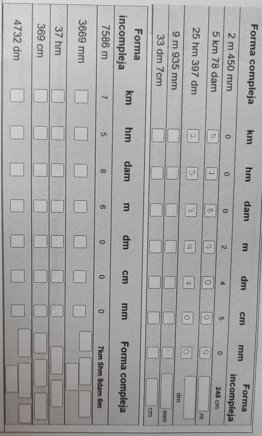 Complete the following conversions: | Forma | StudyX