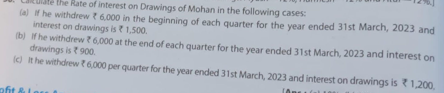 30. Calculate the Rate of interest on | StudyX