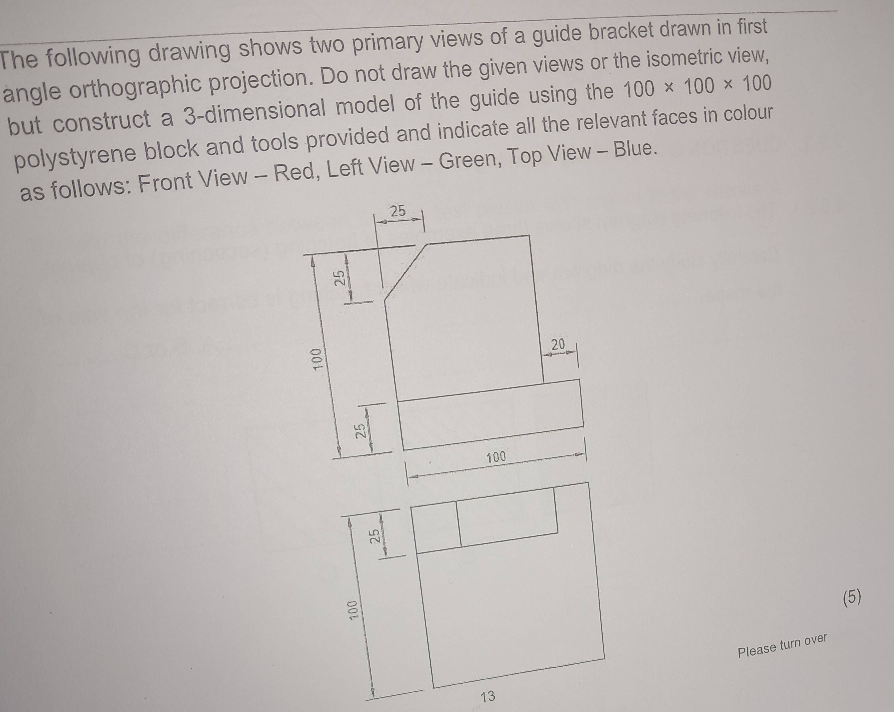 The following drawing shows two primary | StudyX