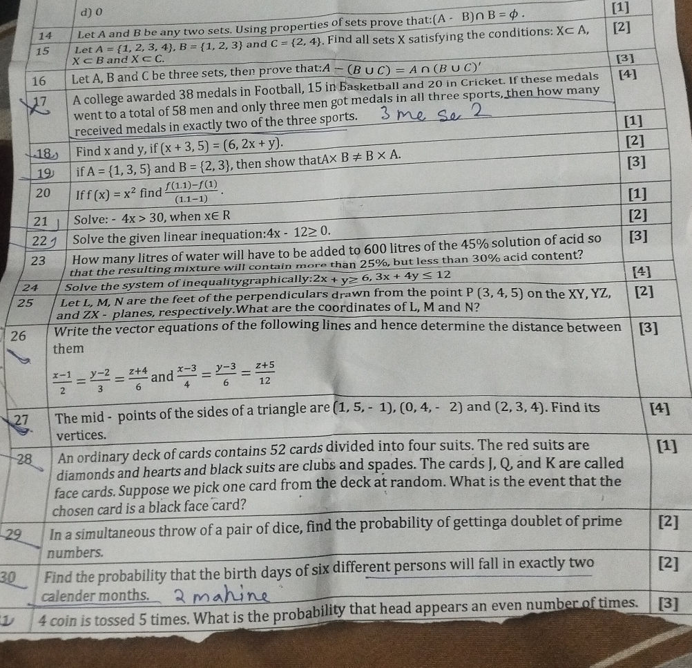 14. Let A and B be any two sets. Using | StudyX