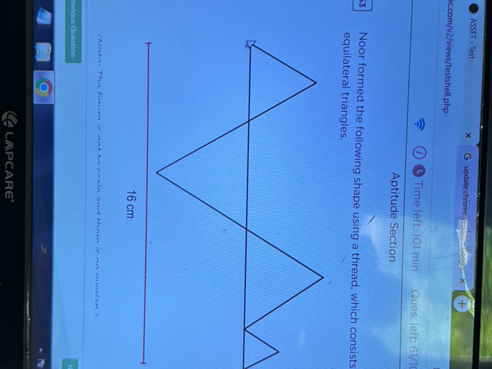 Noor formed the following shape using a | StudyX
