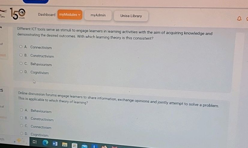 Different ICT tools serve as stimuli to | StudyX