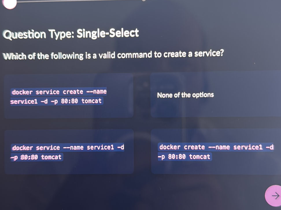 Which of the following is a valid command to | StudyX