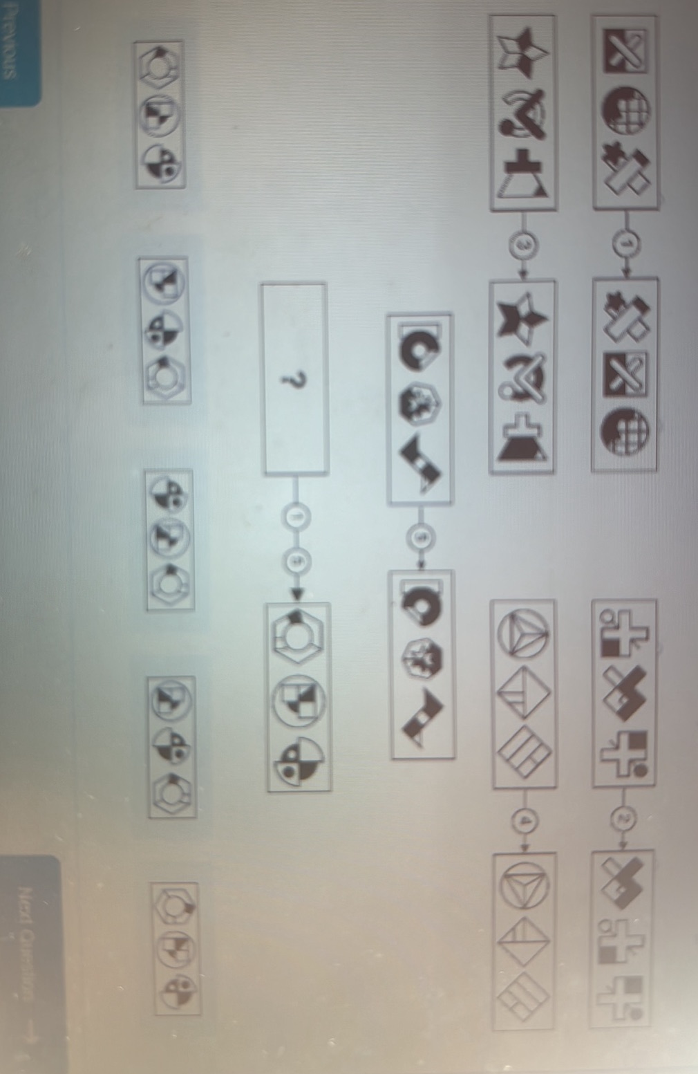 Find the missing element in the sequence. | StudyX
