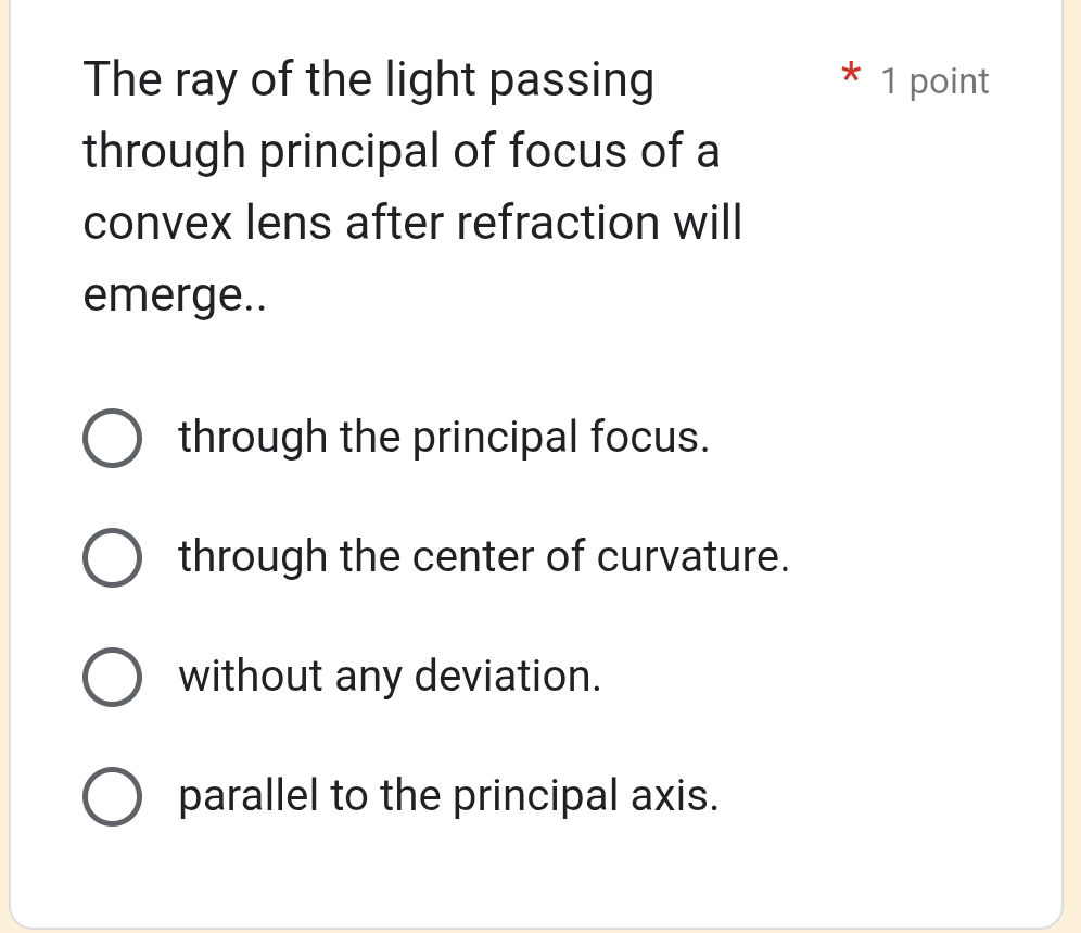 The ray of the light passing through | StudyX