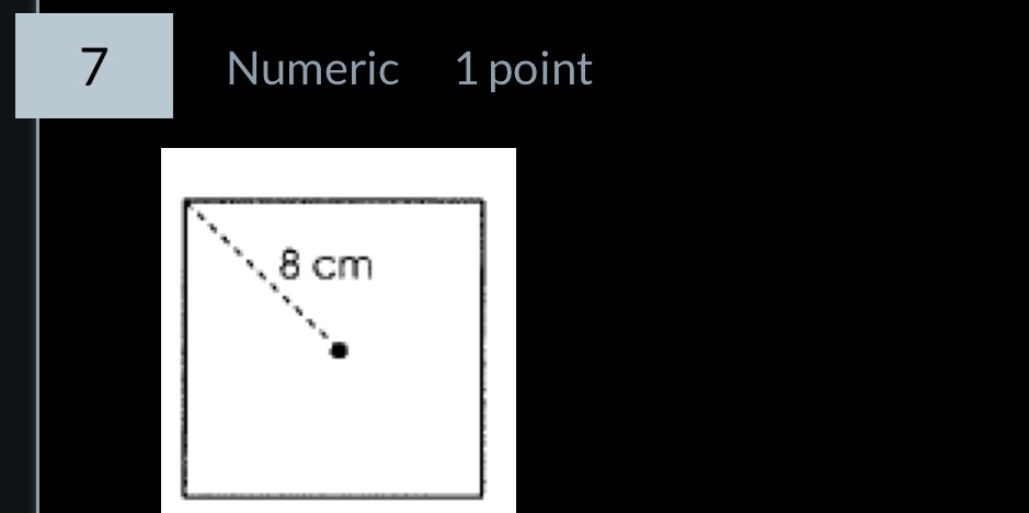 The image shows a square with a dotted line | StudyX