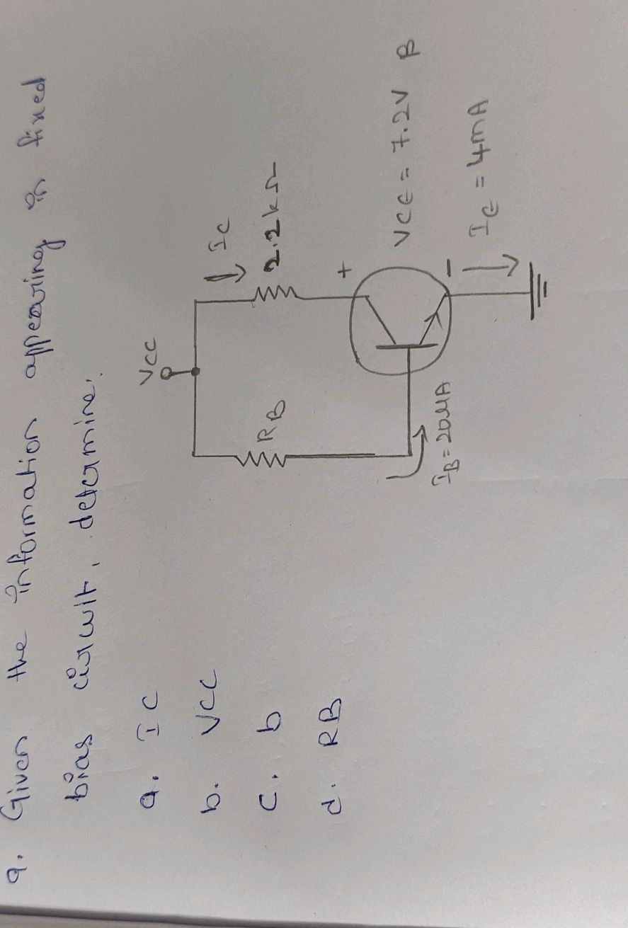 9. Given the information appearing in fixed | StudyX