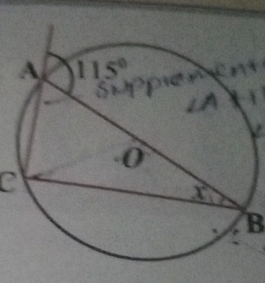 The image shows a circle with an angle of | StudyX