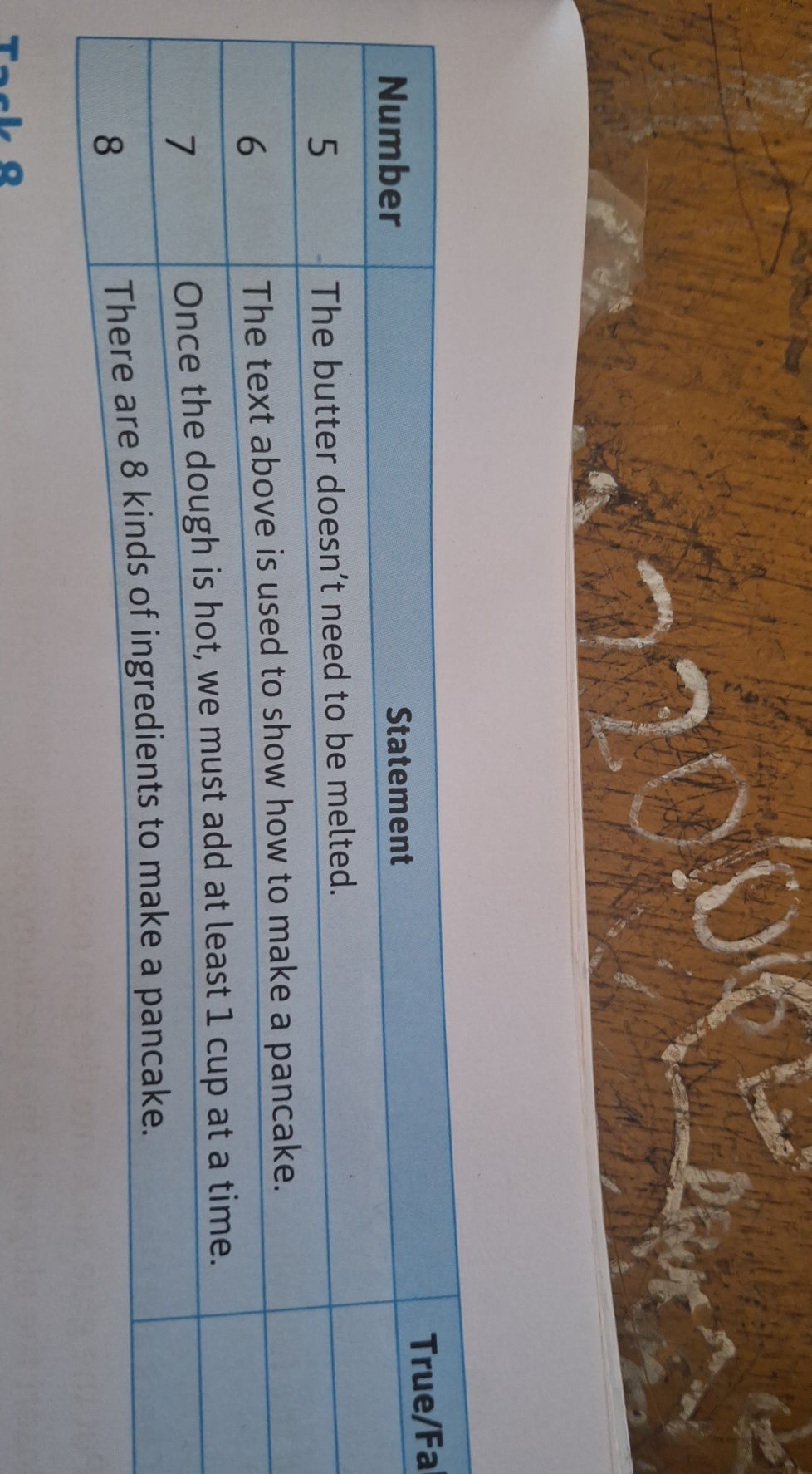 | Number | Statement | |---|---| | 5 | The | StudyX