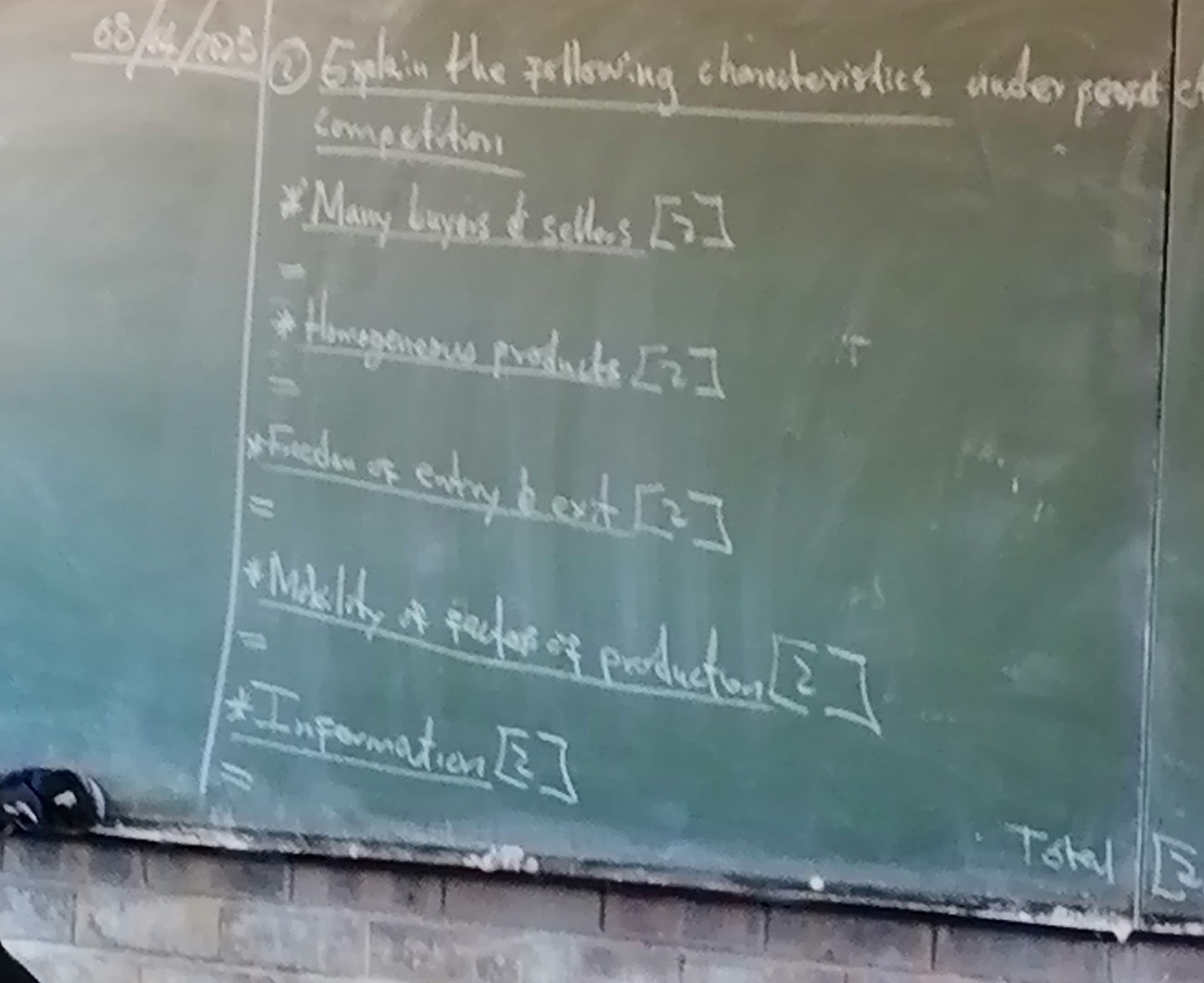 Explain the following characteristics under | StudyX
