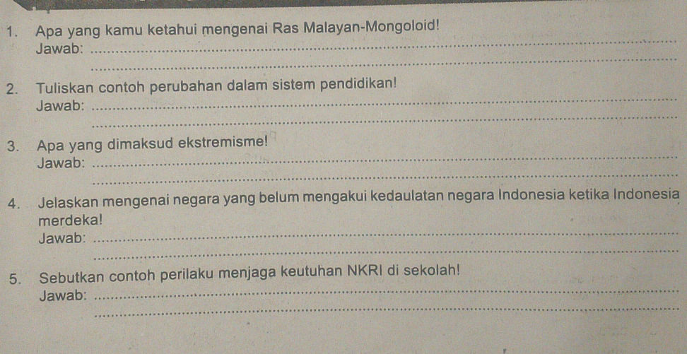 1. Apa yang kamu ketahui mengenai Ras | StudyX