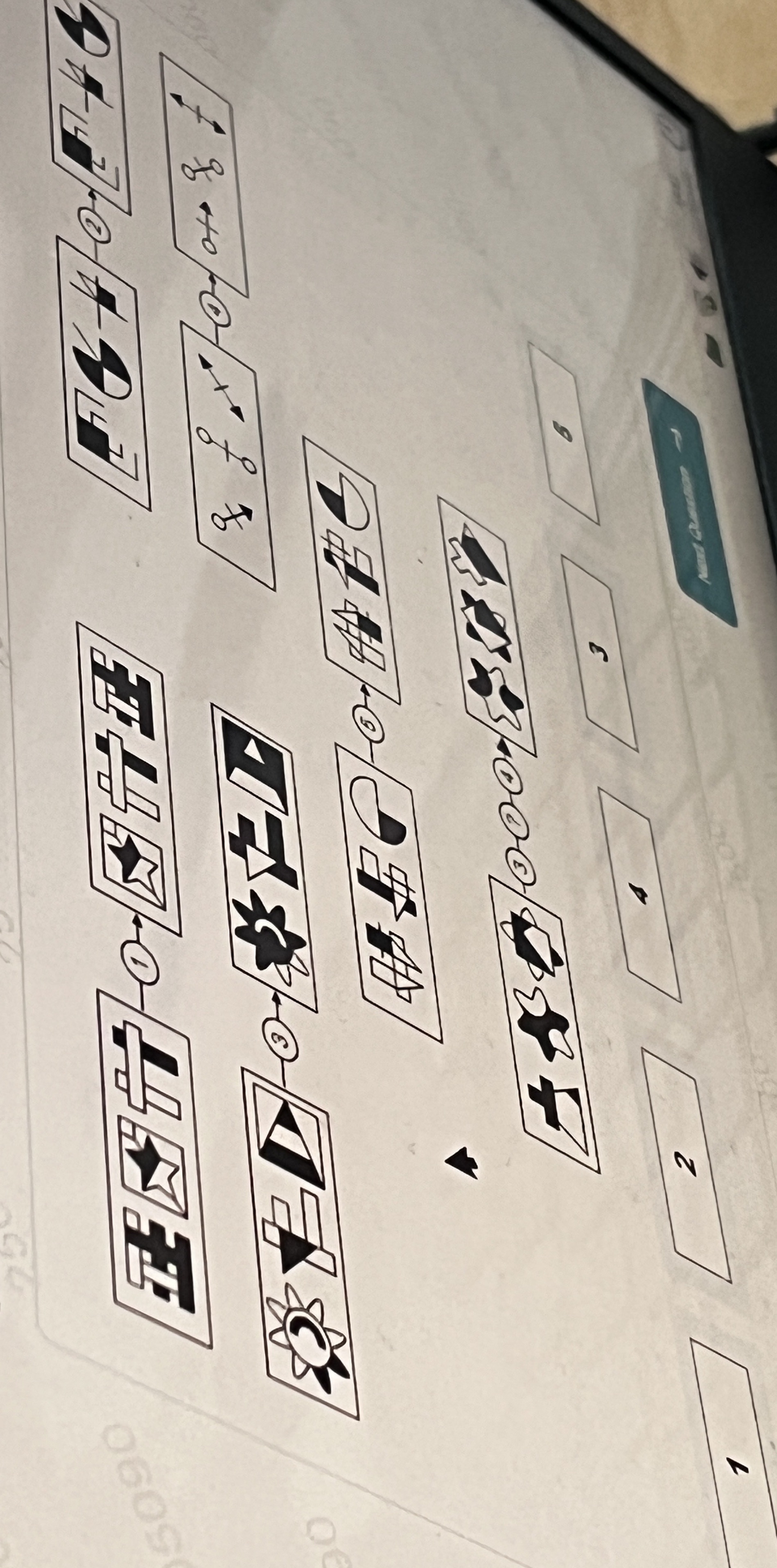 The image presents a sequence of abstract | StudyX