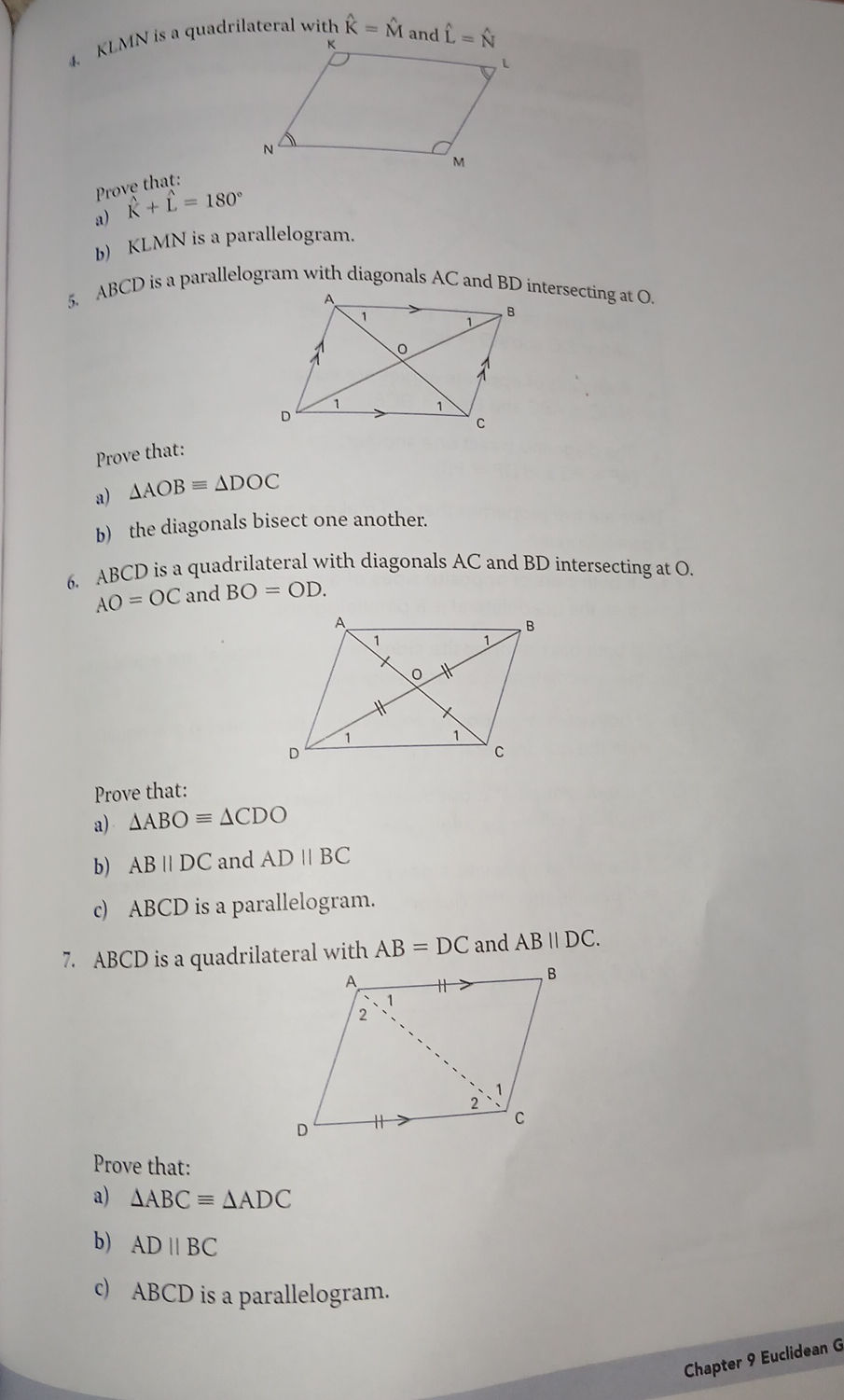4. KLMN is a quadrilateral with $ {K} = | StudyX