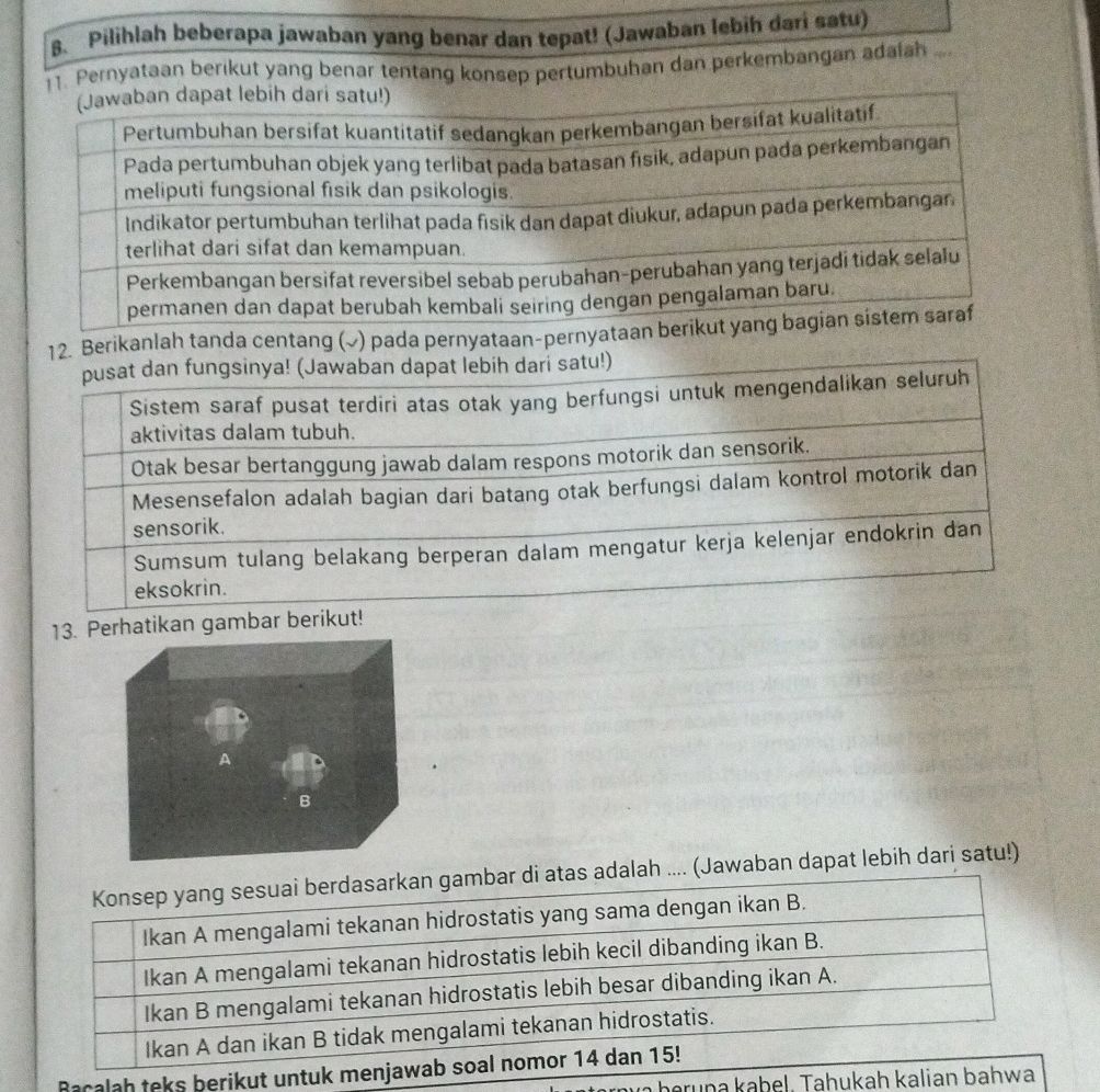 11. Pernyataan berikut yang benar tentang | StudyX