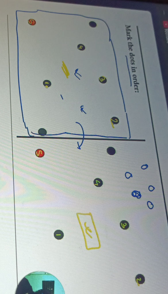 Mark the dots in order: The image contains | StudyX