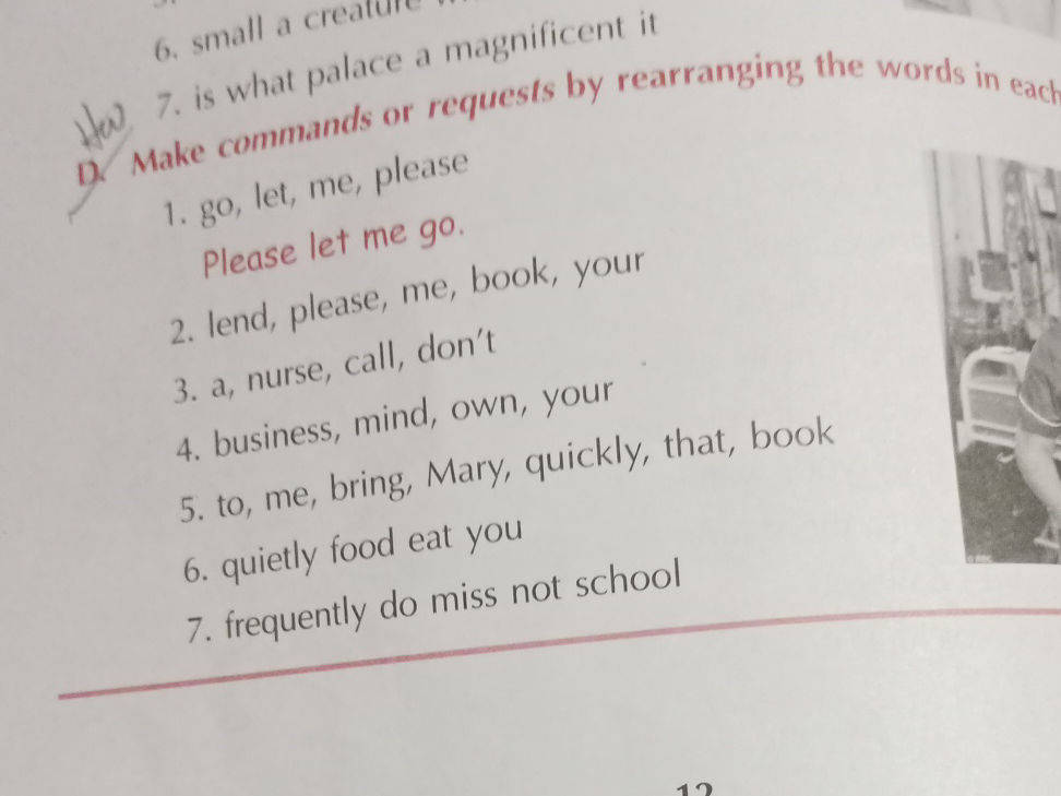 Make commands or requests by rearranging the | StudyX