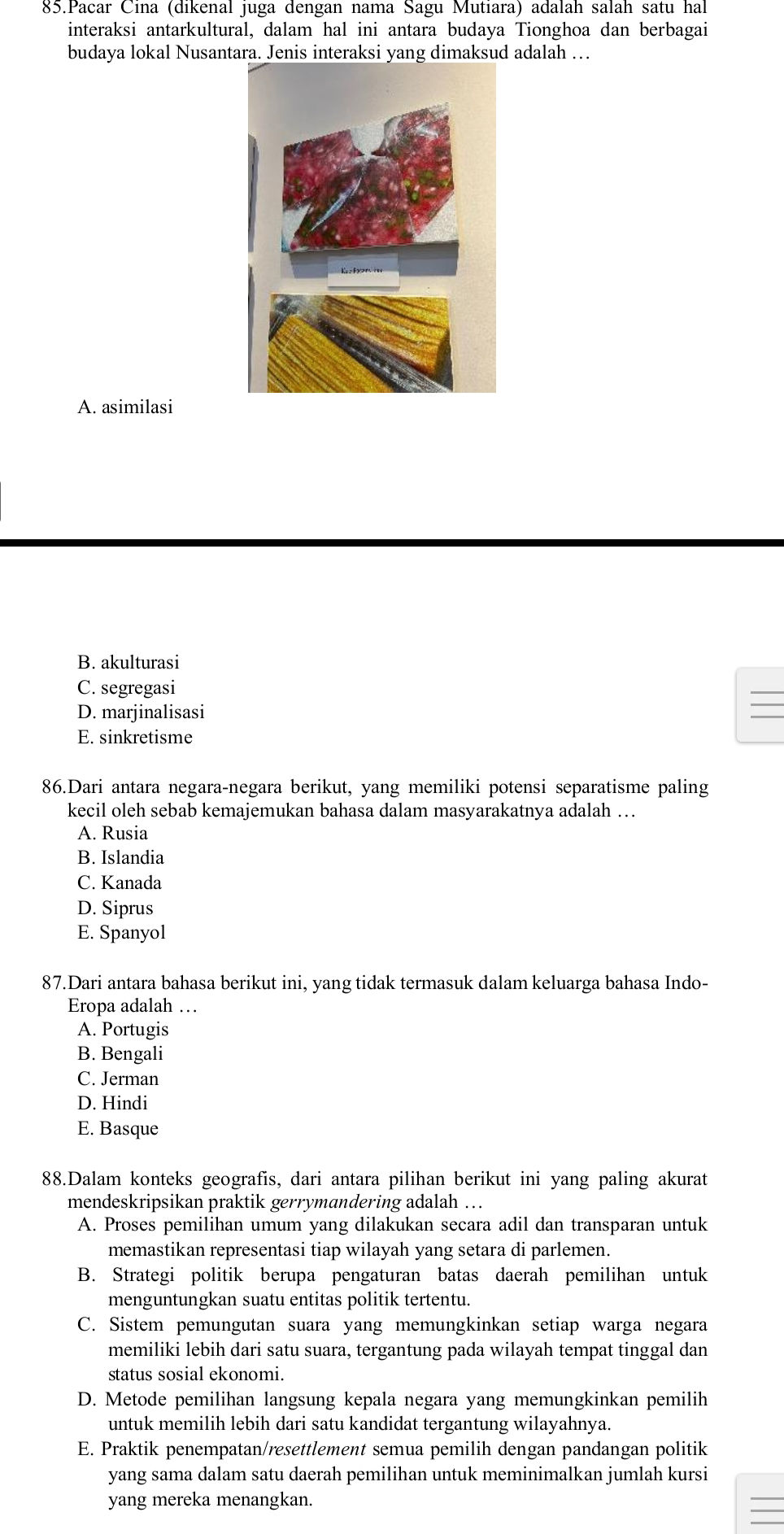 85. Pacar Cina (dikenal juga dengan nama | StudyX