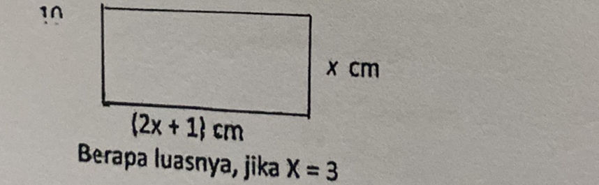 The image shows a rectangle with the | StudyX