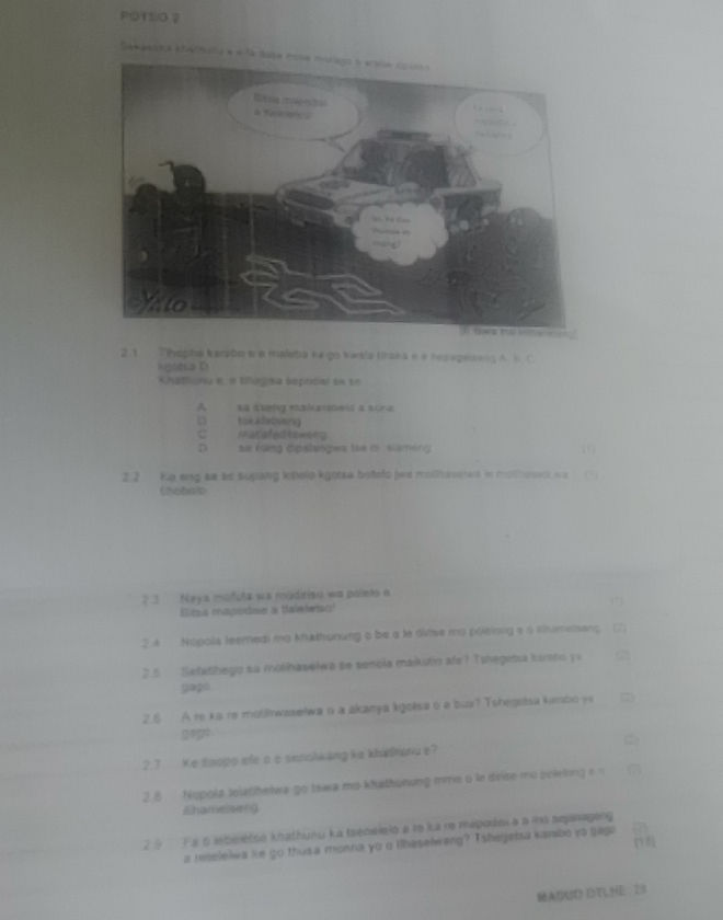 2.1 Theptha karabo e a maleba ka go kwala | StudyX