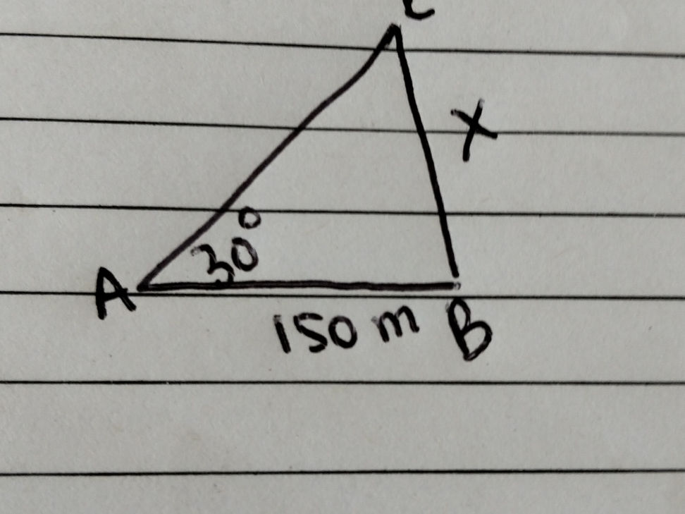 The image shows a triangle ABC with angle A | StudyX