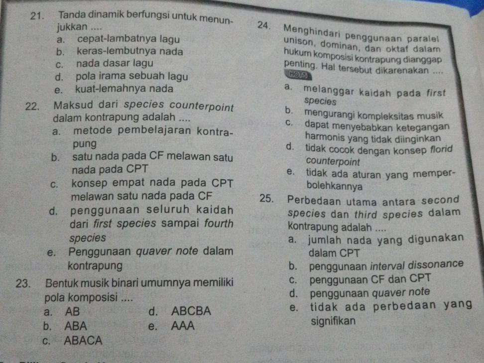 21. Tanda dinamik berfungsi untuk | StudyX