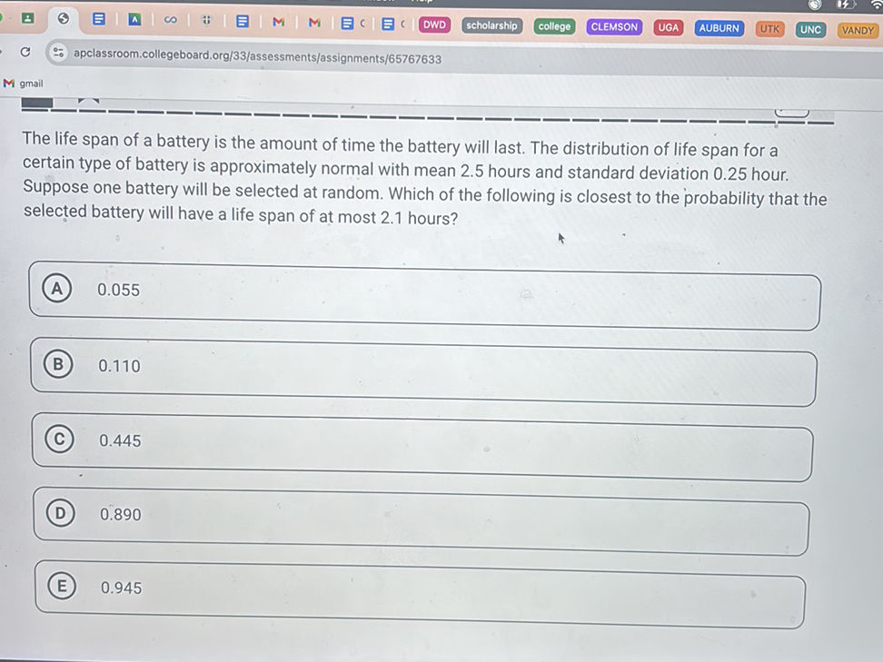 The life span of a battery is the amount of