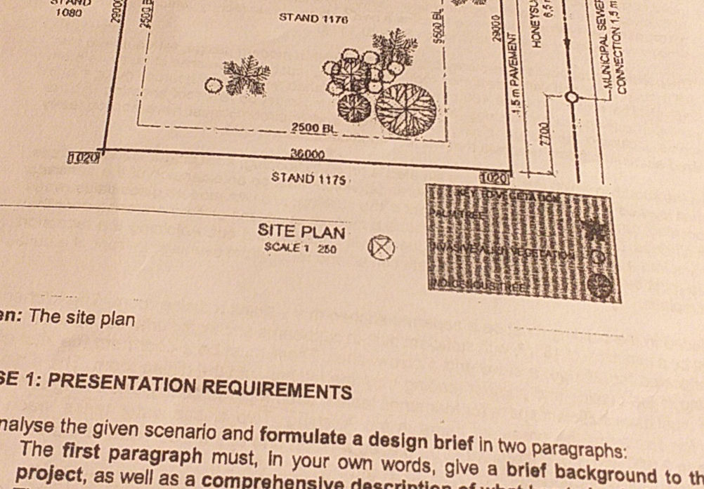 en: The site plan SE 1: PRESENTATION | StudyX