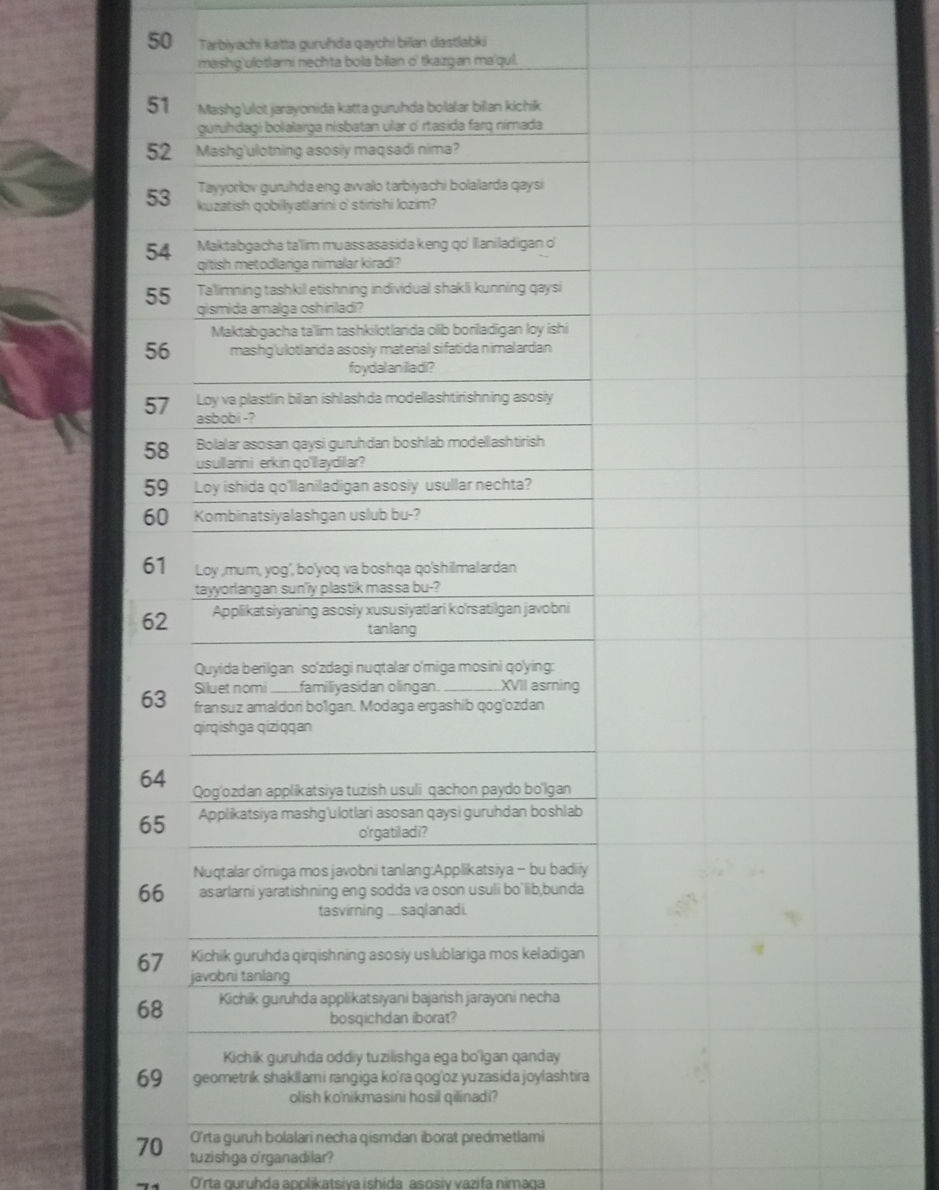 50. Tarbiyachi katta guruhda qaychi bilan | StudyX